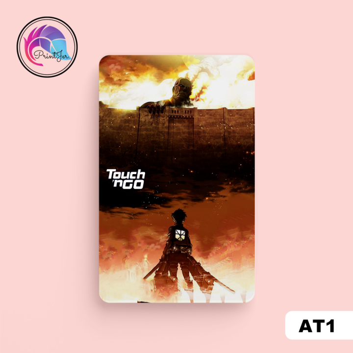 ATTACK ON TITAN ( SERIES 1 ) - Touch n Go Card Sticker Cover (Waterproof, High Quality) ,TNG ...
