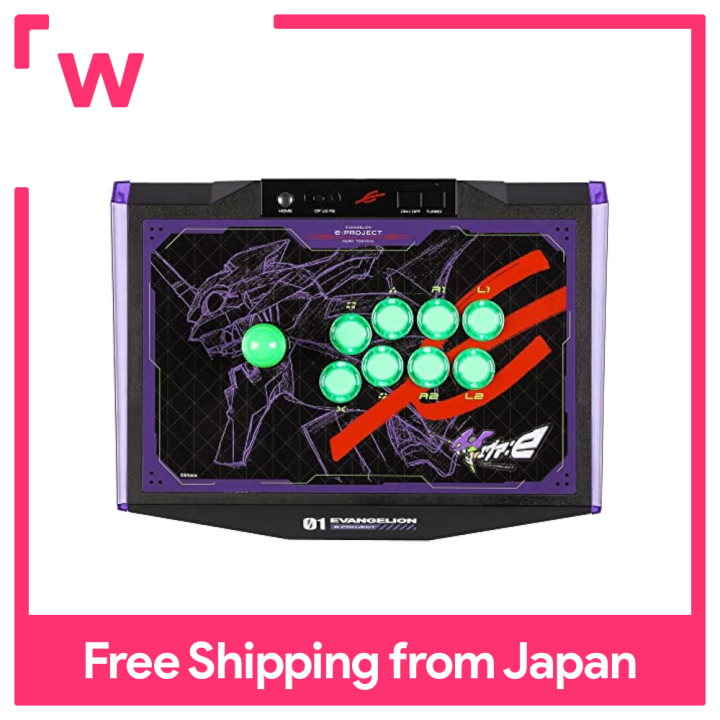 ANSWER EVANGELION e:PROJECT ARCADE CONTROLLER [PC, PS4, PS3, Switch compatible / Evangelion ...