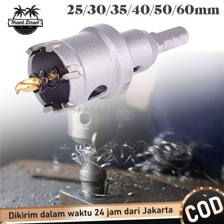 HoleSaw Carbide TCT Hole Saw Keras Besi Mata Bor Lubang Untuk Stailess ...