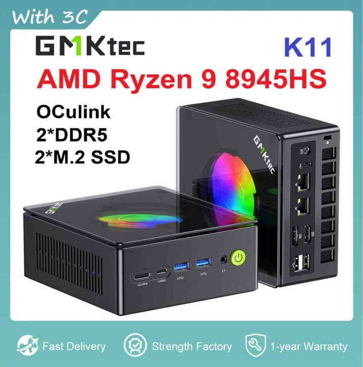 GMKtec K11 MINI PC AMD Ryzen 9 8945HS Mini PC AMD Radeon 780M DDR5 32GB ...