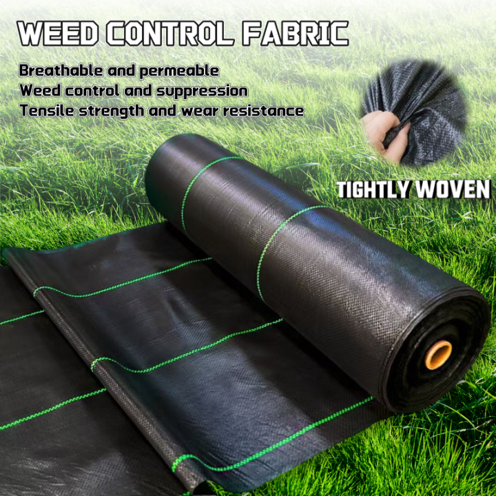 1x100/1x200M Agricultural Anti Grass Cloth Farm Weed Barrier Mat ...