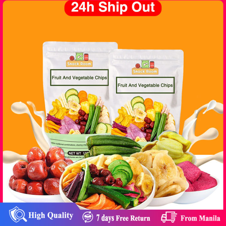 Fried vegetables chips dried mixed fruits and vegetable chips snacks ...