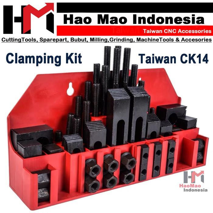 STEEL CLAMPING KIT TAIWAN CK14/CLAMPING KIT M14 / CLAMP SET 14 / 58PCS ...