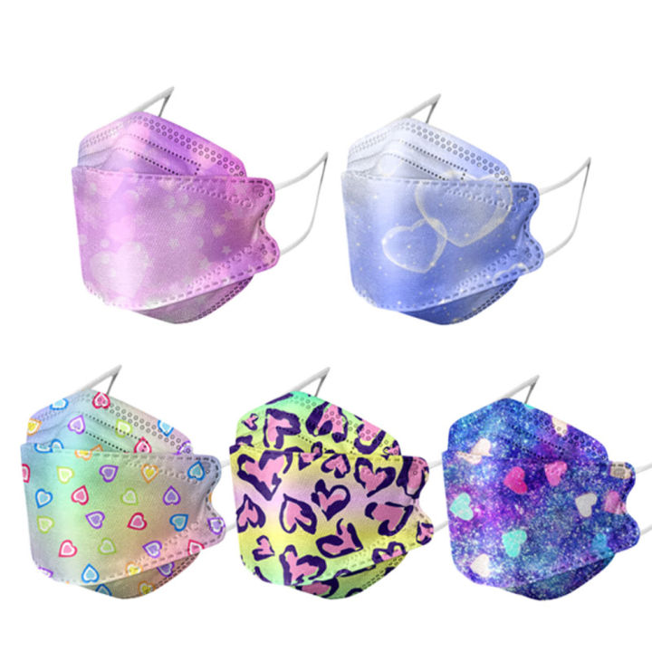 Trotinic KF94 4 Layer Disposable Protective Face Mask KF94 3D Fish ...