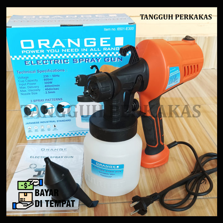 SPRAYGUN SPRAY GUN LISTRIK ALAT SEMPROT CAT ELEKTRIK PORTABEL | Lazada ...