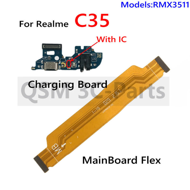 For Realme C35 USB Charging Dock Port Board Connector Main Motherboard ...