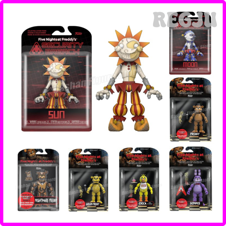 REGJU Game Boss Model Sundrop Moondrop FNAF Action Figure Special ...