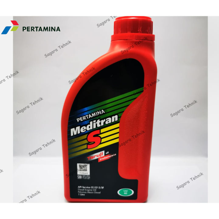 OLI PERTAMINA MEDITRAN S40 SAE 40 1 LITER | Lazada Indonesia