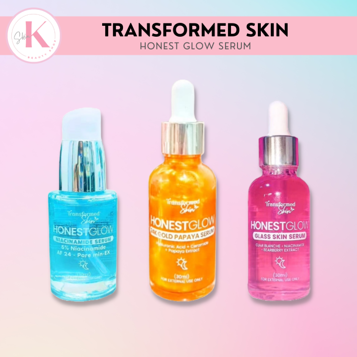 Honest Glow Face Serum (24k Gold Papaya Serum, Glass Skin Serum, Niacinamide 30ml) | Lazada PH