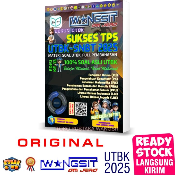 Buku Wangsit Om Jero UTBK SNBT SUKSES TPS 2025 | Lazada Indonesia