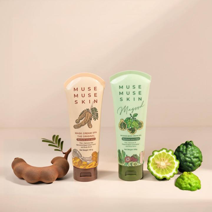 Muse Muse Skin มาส์กมะขาม มากู๊ด มาส์กสปา มาส์กหน้า ลดsอย ( 1 หลอด 100 ...