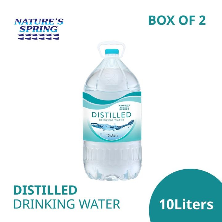 Nature's Spring Distilled Water 10 Liters | Lazada PH