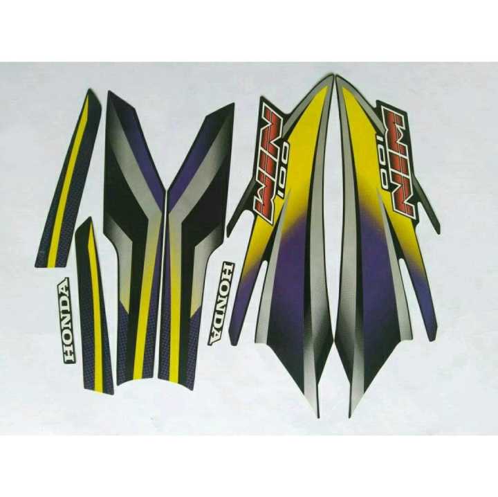 striping original Honda Win 100 2005 decal Honda Win 100 2005 variasi ...