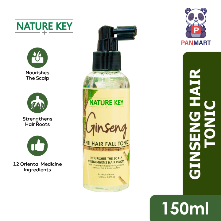 NATURE KEY Ginseng Anti Hair Fall Tonic - 150ml | Lazada Singapore