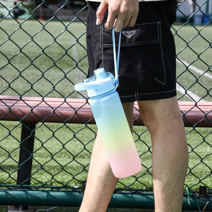 Botol Minum Tali Ekslusif Viral 1000ml Gradasi Free Sticker Tempat ...