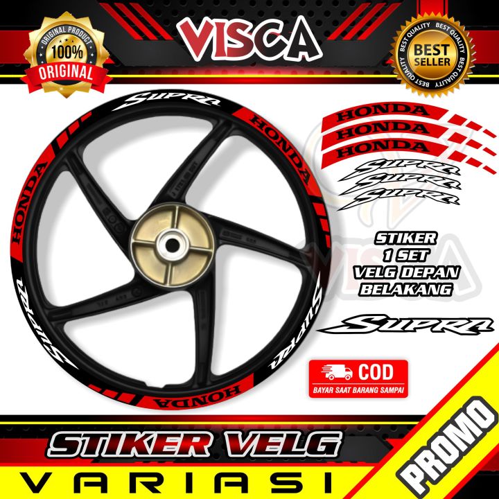 Stiker Velg List Velg Motor Stiker Velg Supra | Lazada Indonesia