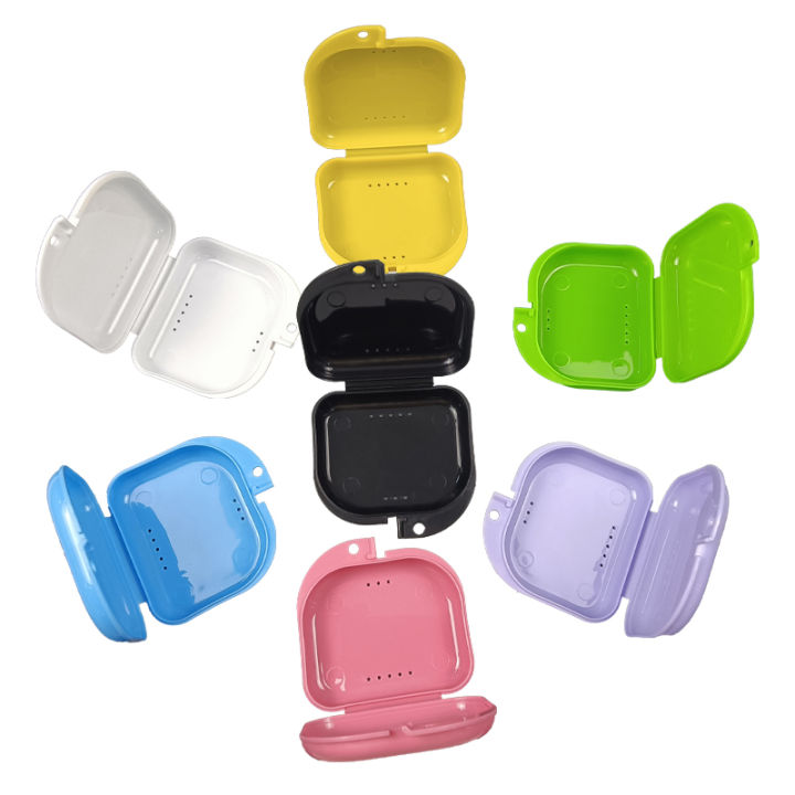 High Quality Denture Box Dental Retainer Portable Mouth Guard Container ...