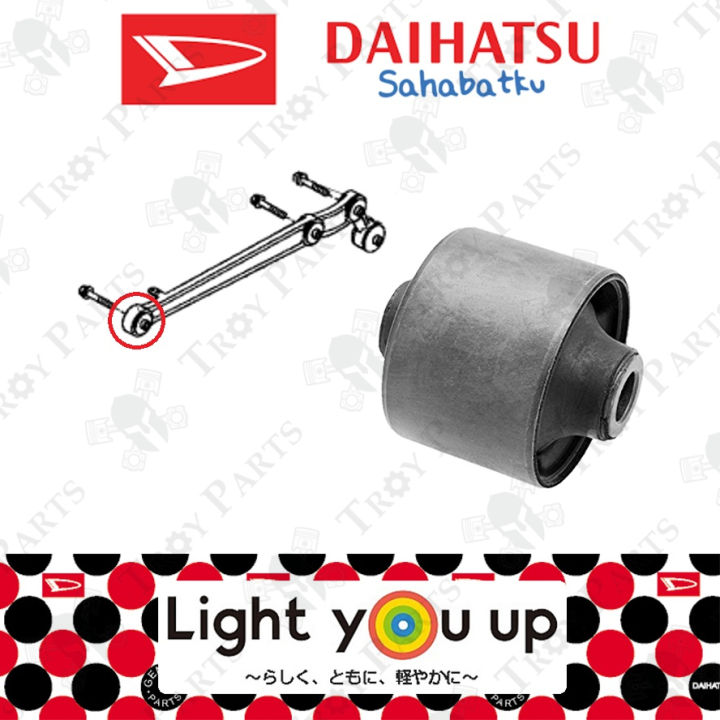 Original Daihatsu Trailing Axle Bush Rear 48725-97202 for Perodua ...