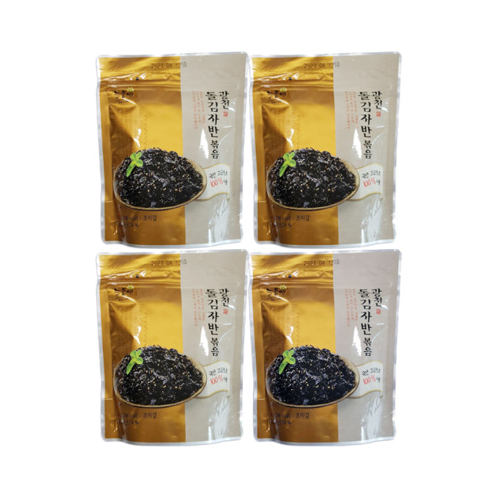 [NUELPUME] Korean Roasted Seasoned Seaweed Laver Flakes 40g × 4ea ...