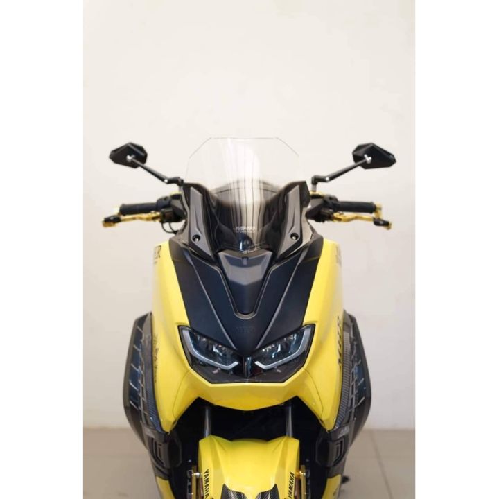 NMAX V2 Visor Windshield Mask Voltron Face Lift MHR w Side mirror Nmax ...