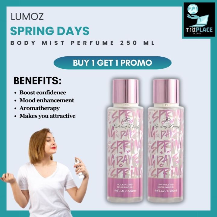 Lumoz Spring Days Body Mist Perfume 250 ML – A Refreshing Fragrance for ...