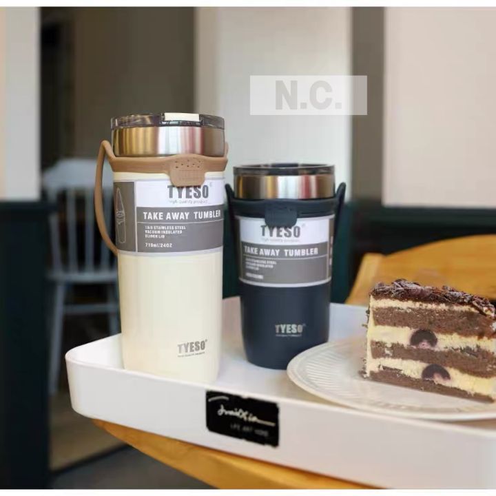 Original Tyeso TAKE AWAY Vacuum Insulated Tumbler drink bottle jug hot ...