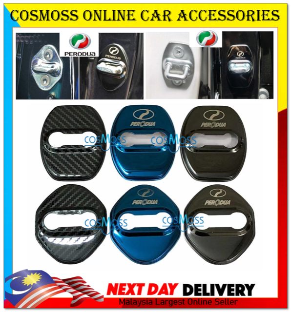 (4PCS) PERODUA Door Lock Cover Protection Door Latch Covers MYVI ARUZ ...
