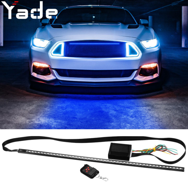 Aoyo Store Automotive grille 5050 48SMD rainbow LED Thunderbolt ranger ...