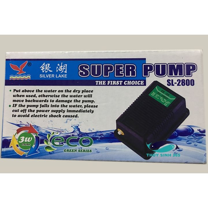 Máy sủi 1 vòi SL2800 công suất 2.5w, lưu lượng 2.5 lít, chạy êm, thích ...