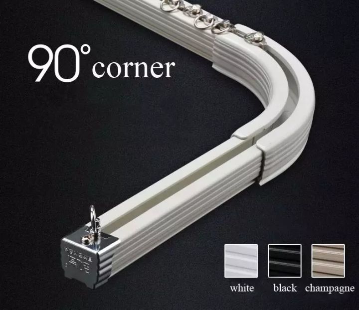 90 Degree Corner Connector for Curtain Tracks LD1001 Curtain ...
