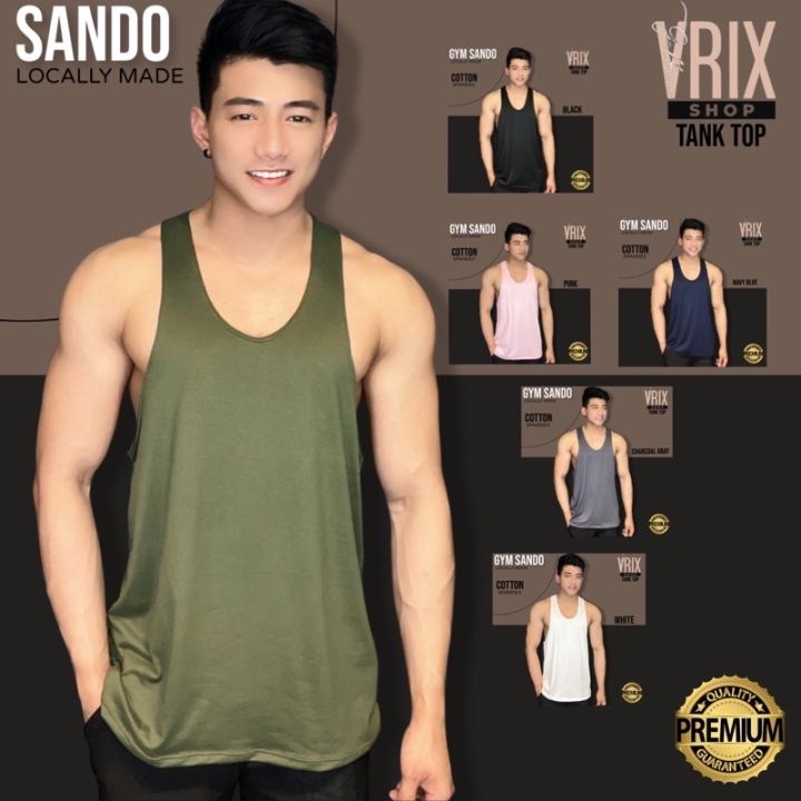 PLAIN GYM SANDO FOR MEN AND WOMEN(IMPROVED) | Lazada PH