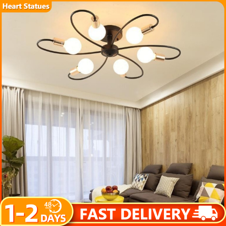 8 heads Ceiling Lights LED Nordic Metal chandelier for hall kitchen ...