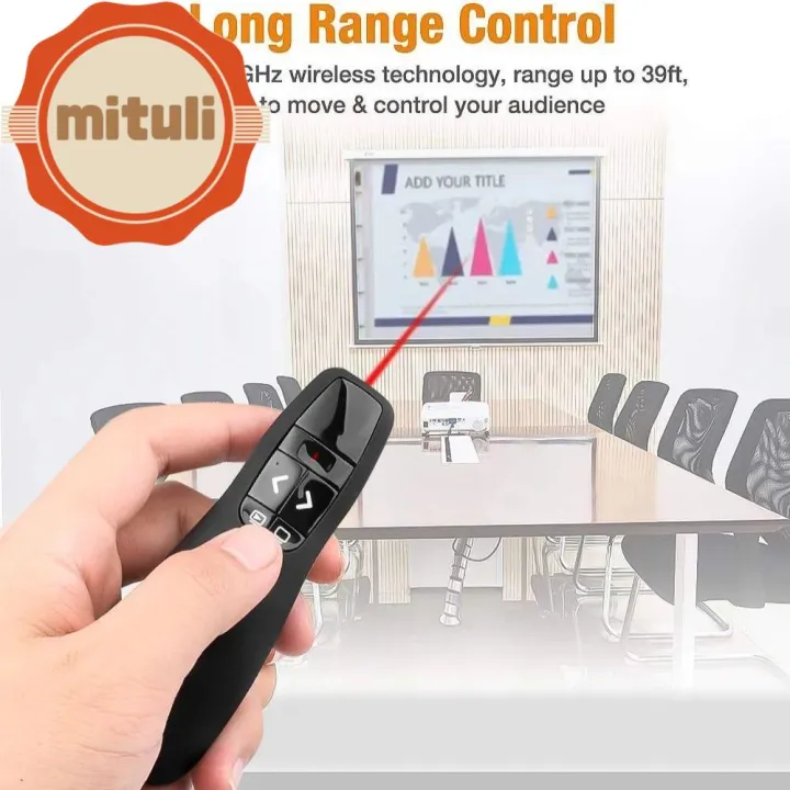 MITULI USB Control Powerpoint Smart Presenter Infrared Remote Meeting ...