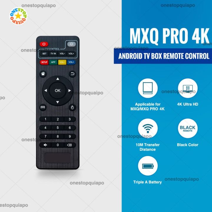 OSQ Universal Replacement Remote Control for MXQ PRO 4K Android Ultra ...