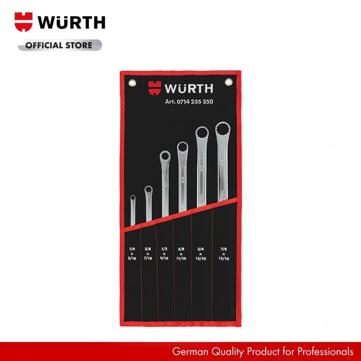 Wurth Double-end Box Wrench Set (Inch, Extra Long) | Lazada