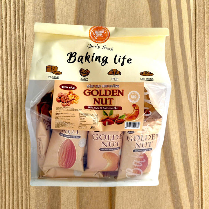 Bánh Hạt Dinh Dưỡng GOLDEN NUT Tiến Bảo, Bánh Trứng Nướng Hạt Hạnh Nhân ...