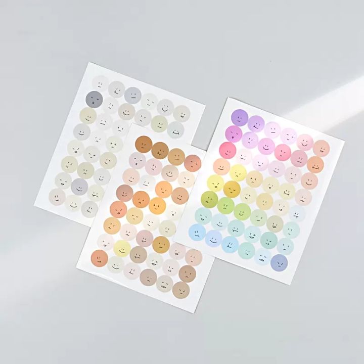 DIY Emoji stickers Cute Smiley Face Decorative Labels Journaling ...