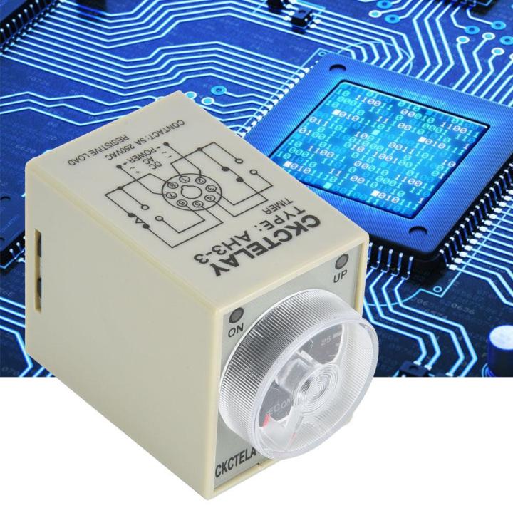Time Relay 30S 8 Pins Timer 35mm Din-Rail for Industrial Automation ...