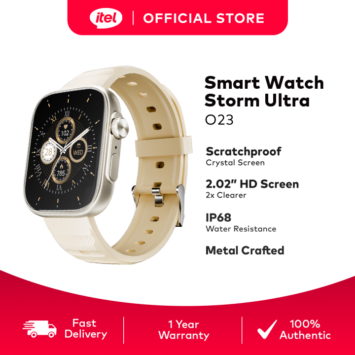 itel O23 Smart Watch Storm Ultra | 2.02" HD Scratch proof | Metal ...