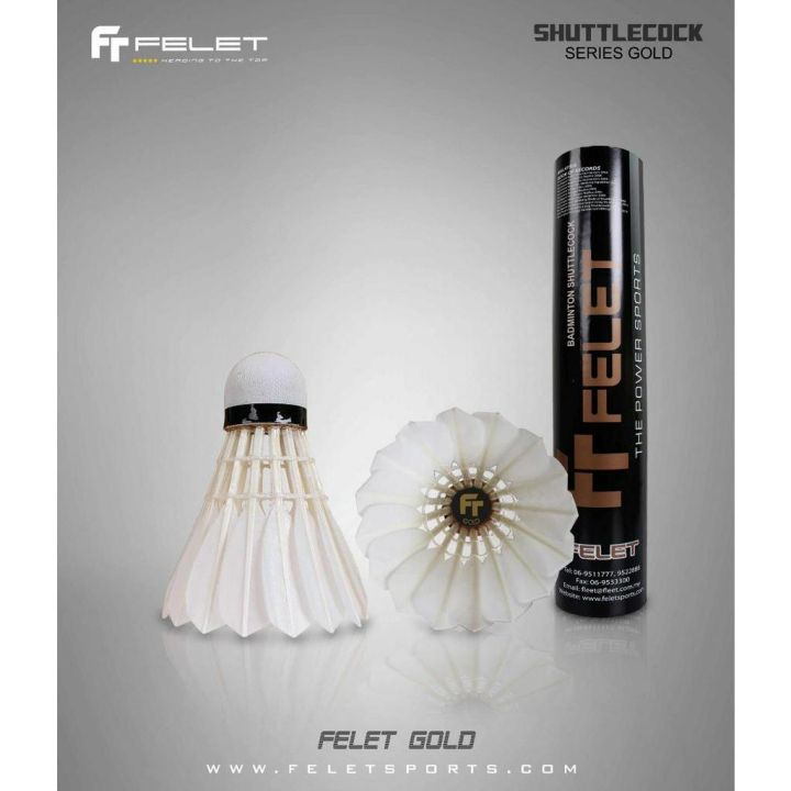 Felet Gold Shuttlecock Speed Felet Badminton | Lazada