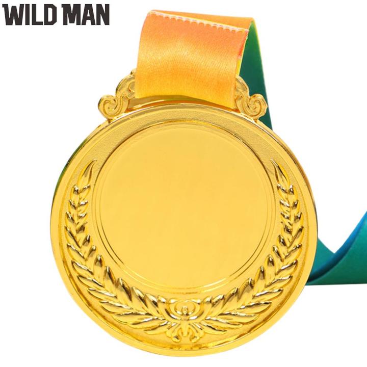 2 Inches Gold Silver Bronze Award Medal with Neck Ribbon 1st 2nd 3rd ...