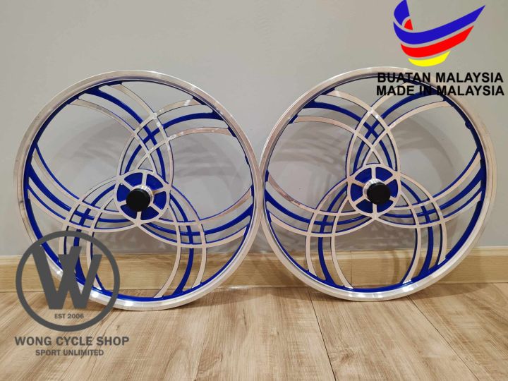 Alloy Sport Rim 20inch Basikal Lajak Dan BMX (Sepasang) Buatan Malaysia ...