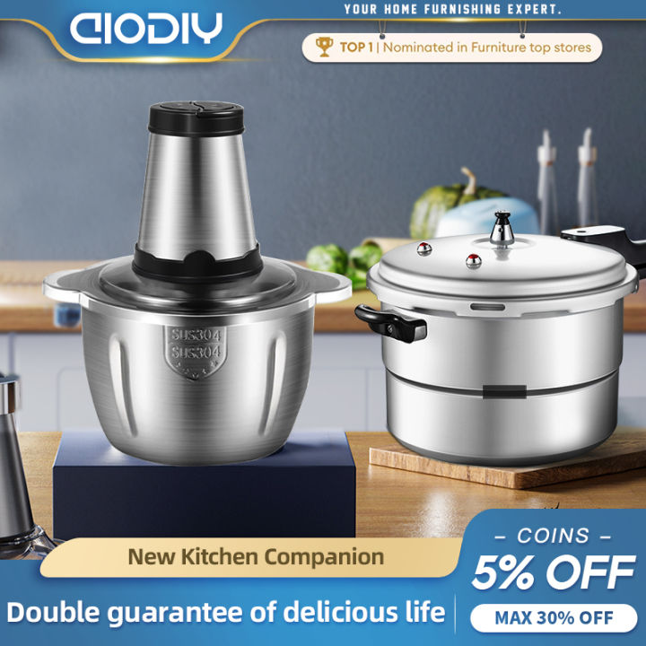 AIODIY pressure cooker+meat grinder, a new kitchen companion, provides ...