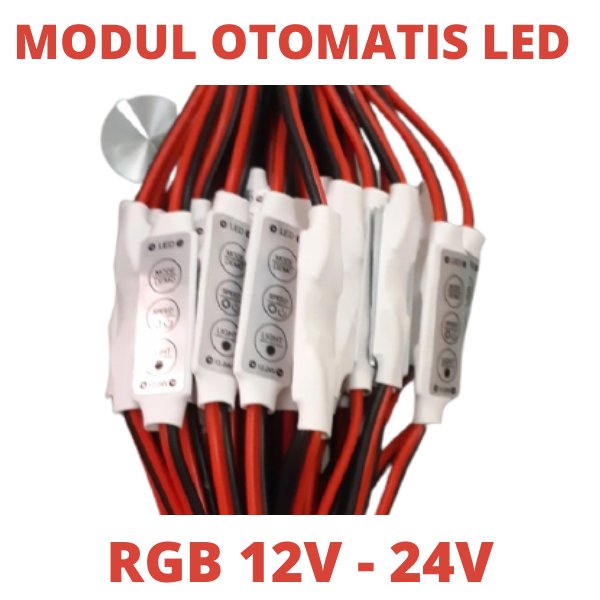 MODUL OTOMATIS LAMPU LED 5V-24V 12V-24V 5V 12V 24V (1 BUAH) MODULE ...