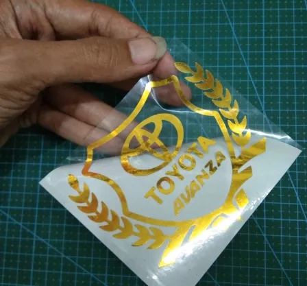 Sticker Toyota Gold/Emas | cutting sticker | Lazada Indonesia