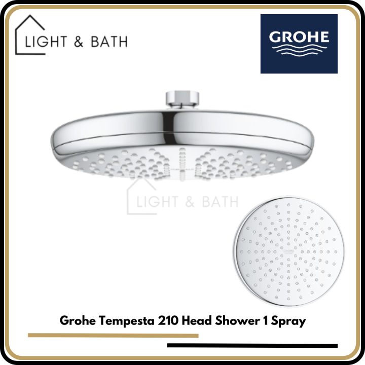 Grohe Tempesta 210 Head Shower 1 Spray | Lazada Singapore