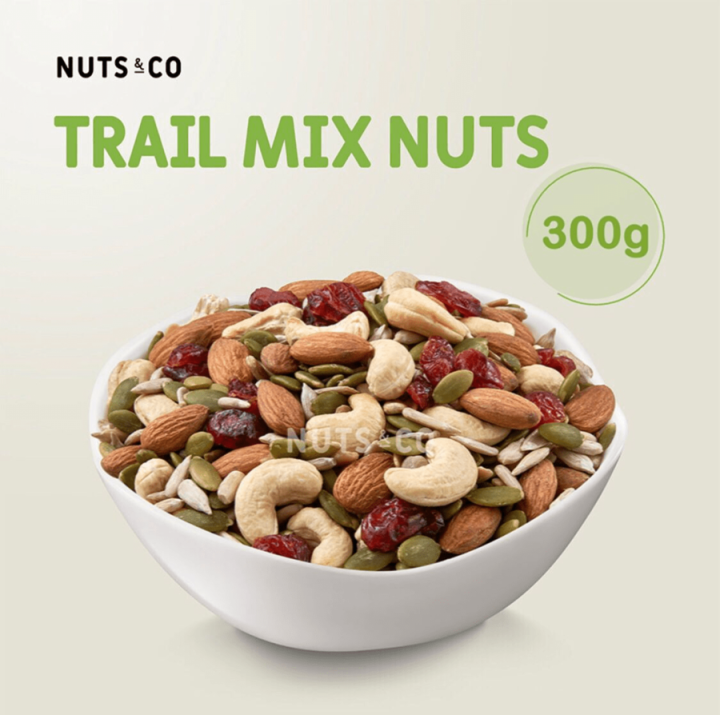 Nuts & Co Trail Mix Nuts (Freshly Mix in Malaysia) Kacang Campuran ...