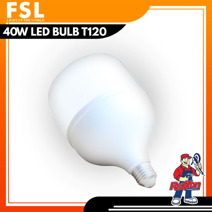 FSL 40W LED Bulb T120 FST126 40W Rexxon Power Tools Trading | Lazada PH