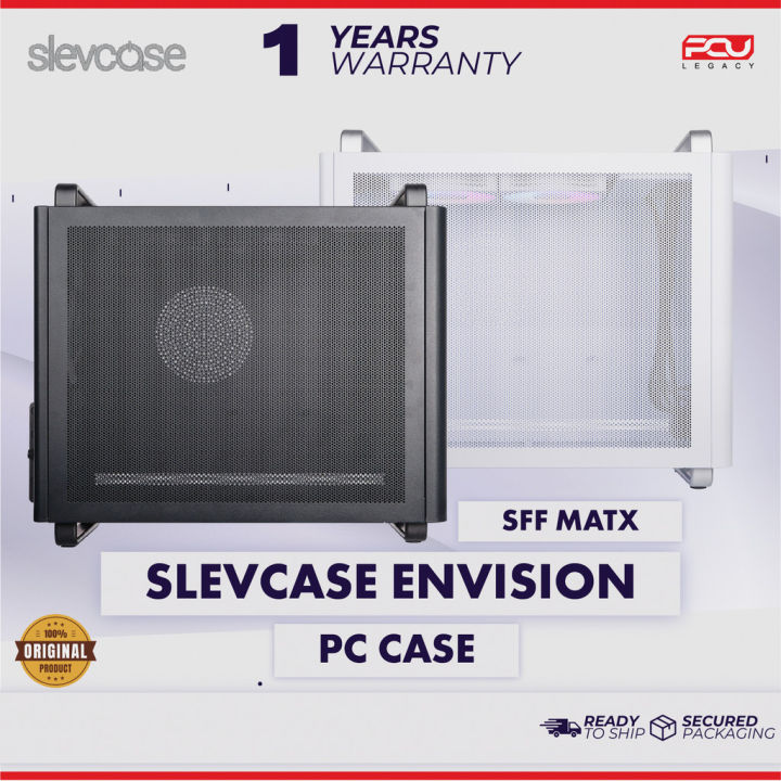 SLEVCASE ENVISION PREMIUM MICRO ATX CASING - BLACK / WHITE | Lazada