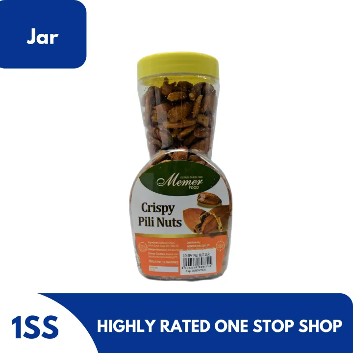 Memer Food Crispy Pili Nuts Jar | Lazada PH